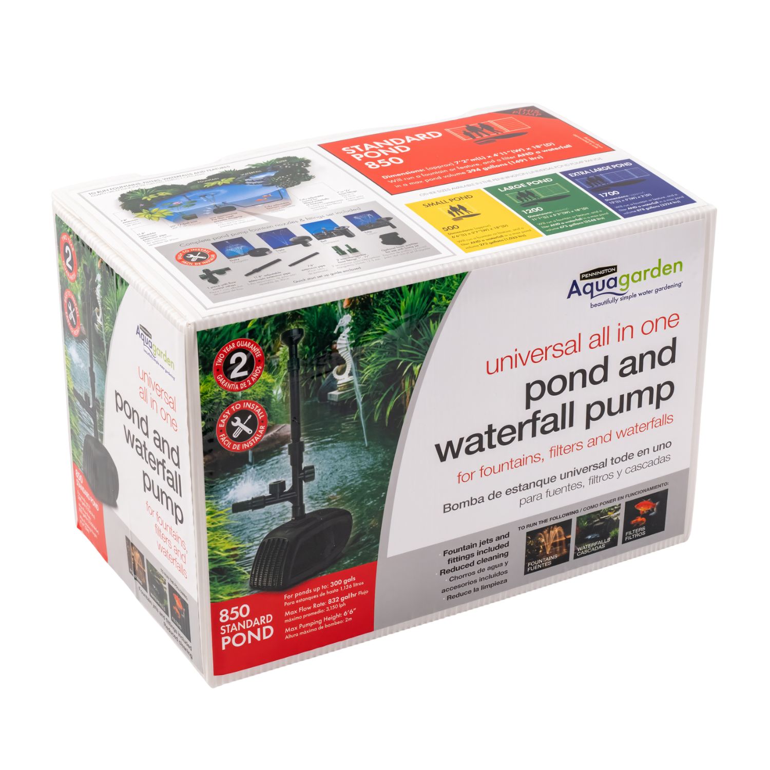 Universal All in One Pond Pump 850 - Pennington Aquagarden