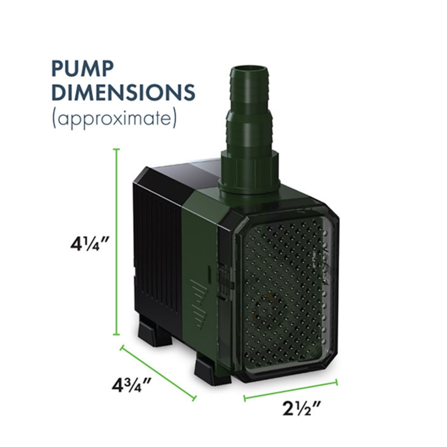 Universal Hydroponic & Aquaponic Water Pump 300-500 - Pennington Aquagarden