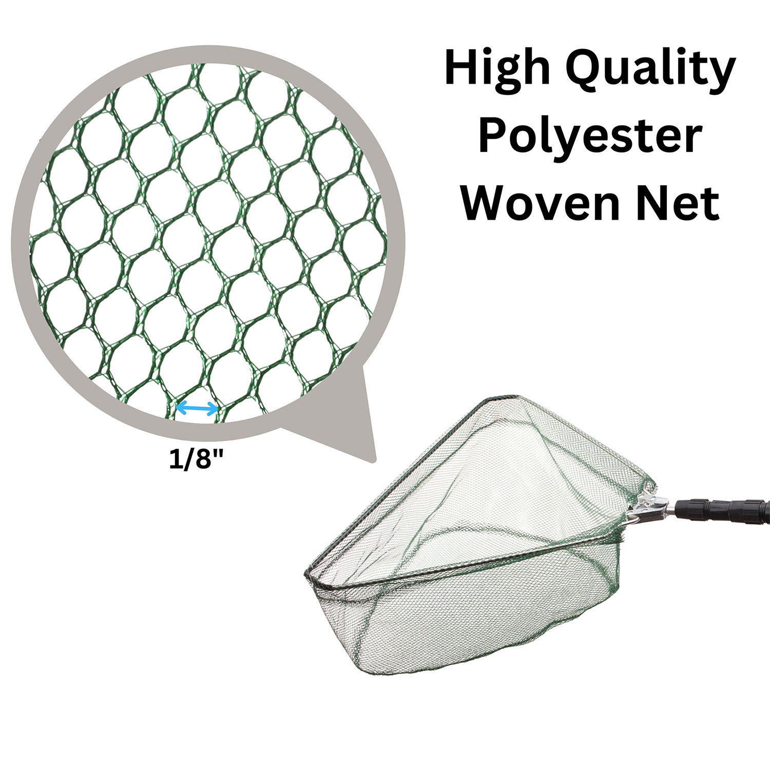 Telescopic Folding Fish Net - Pennington Aquagarden