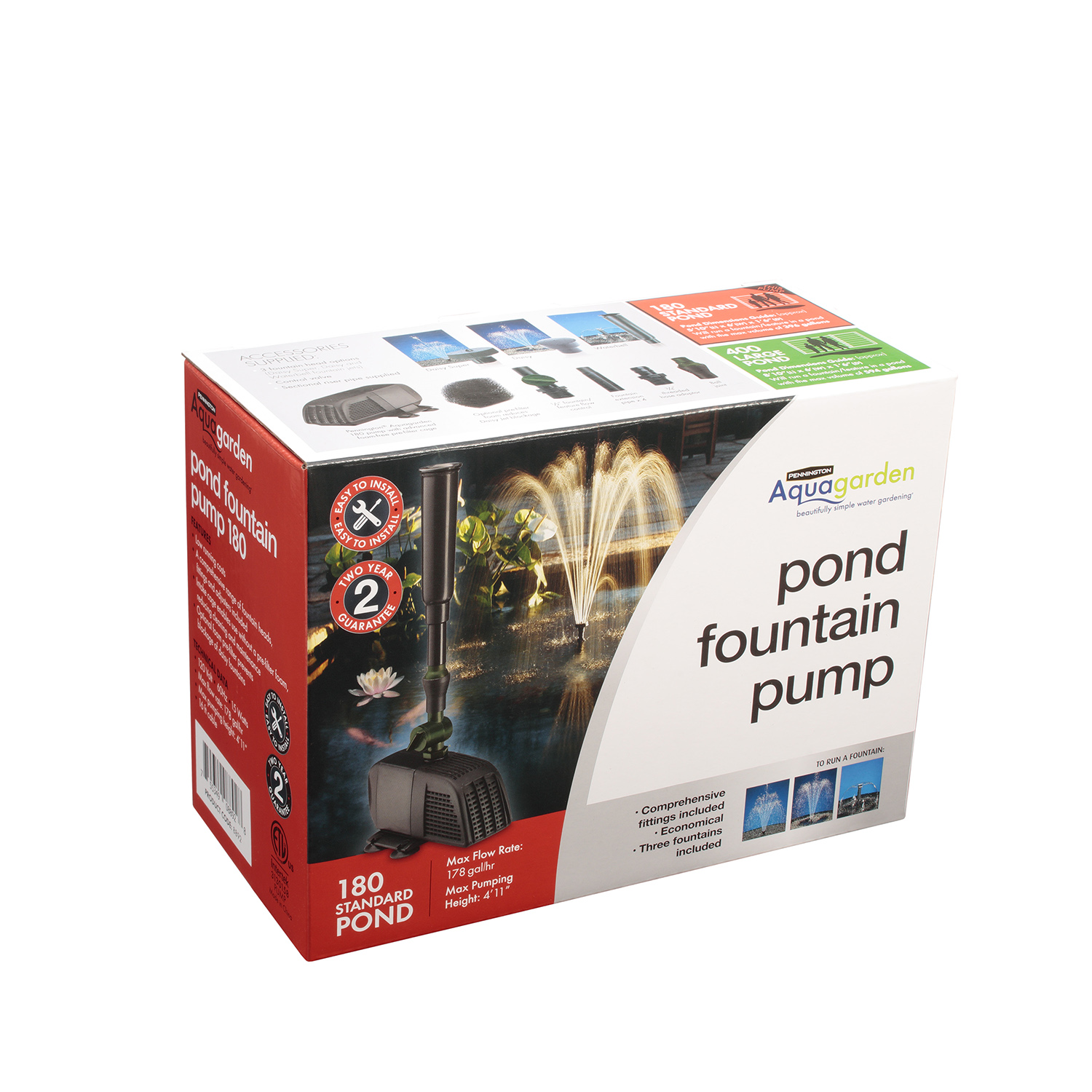 Pond Fountain Pump 180 - Pennington Aquagarden